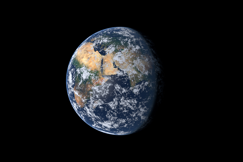Terragen Tutorial: Rendering a Realistic Planet Earth – Dots and Lines